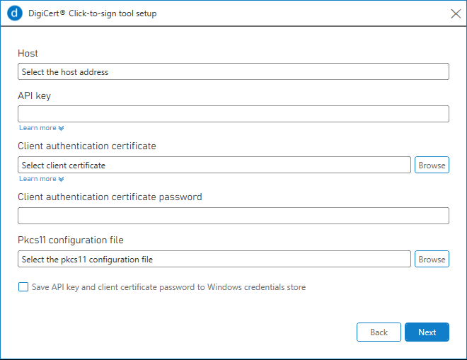 Signing using KeyLocker cloud HSM